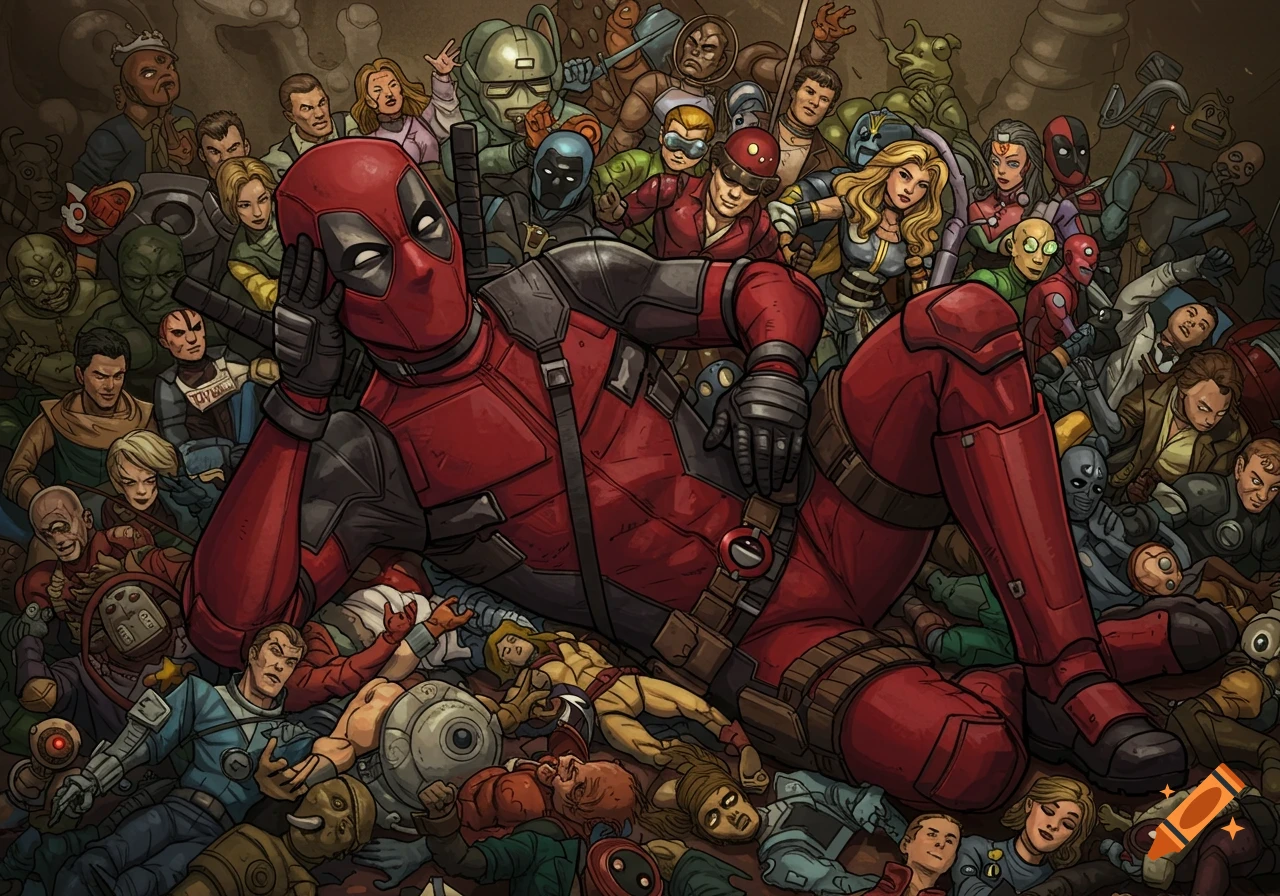 Superheroes images created on Craiyon