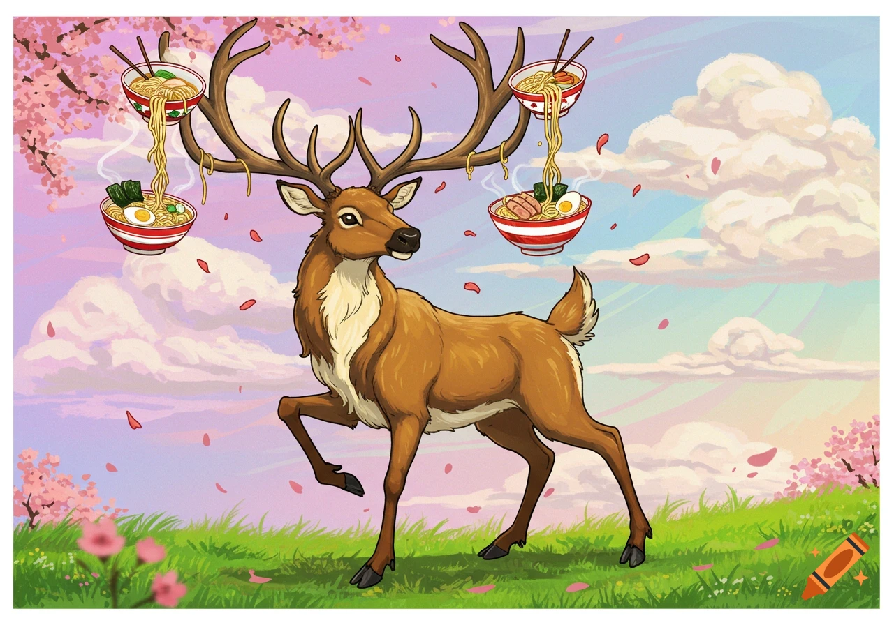 Cartoon Caribou
