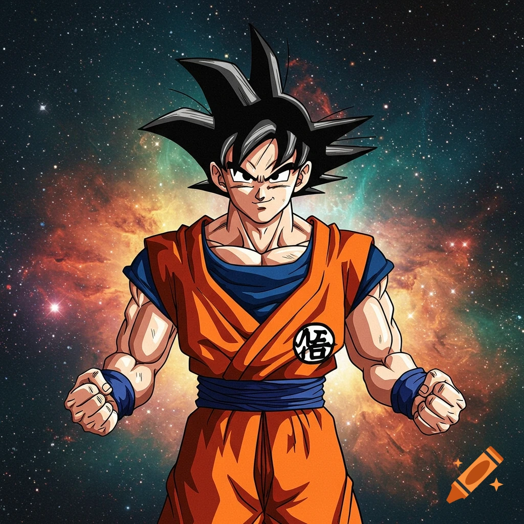 Goku images created on Craiyon