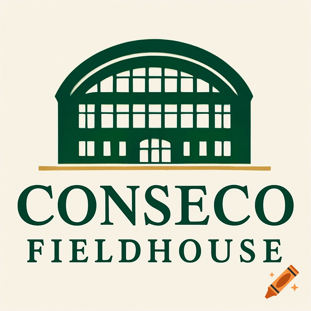 A logo featuring a green building illustration above text that reads ...