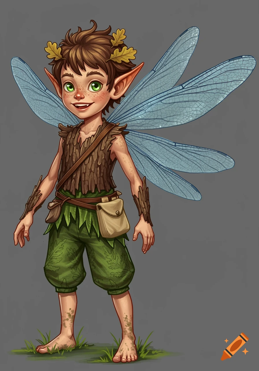 Male Sprite Mythical Creature