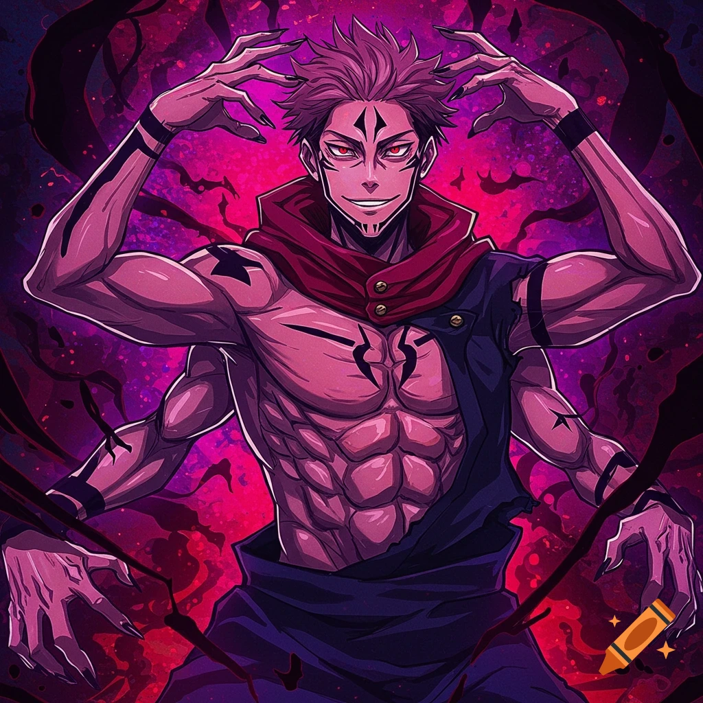 Jujutsu Kaisen images created on Craiyon