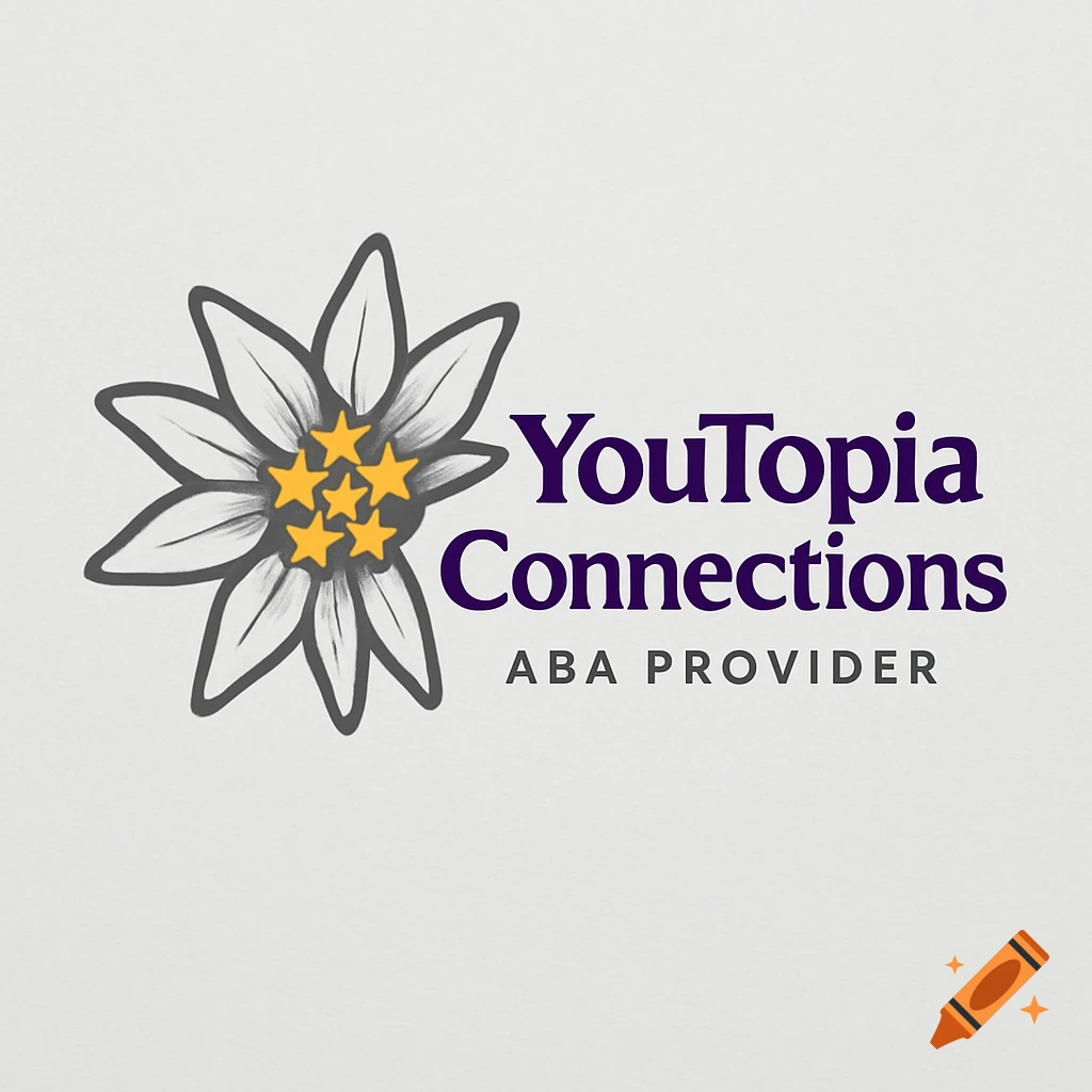 Logo for YouTopia Connections: stylized edelweiss flower with yellow ...