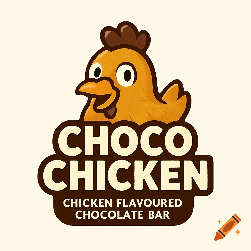 Logo of a cartoon chicken character over the text 'Choco Chicken ...