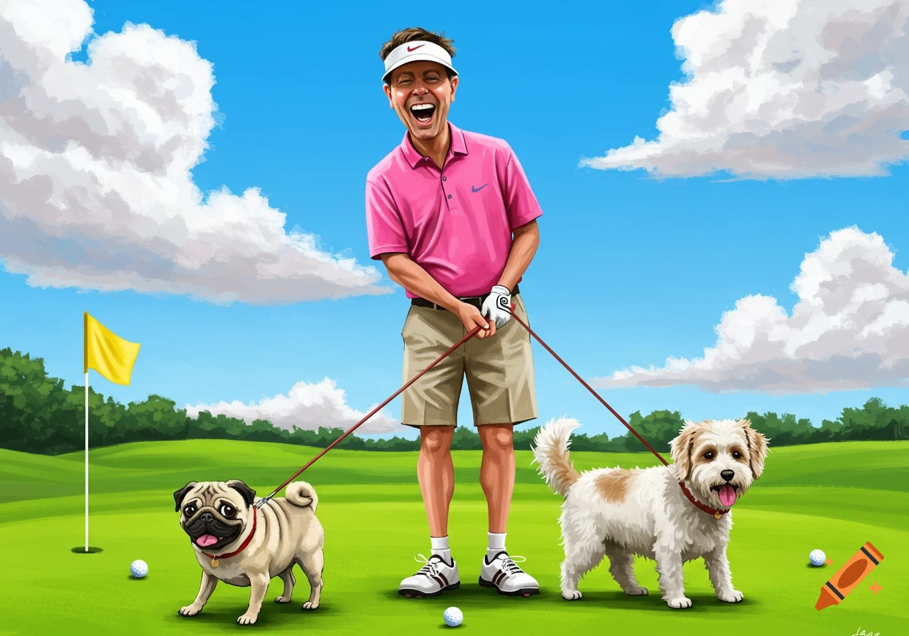 Golf images created on Craiyon