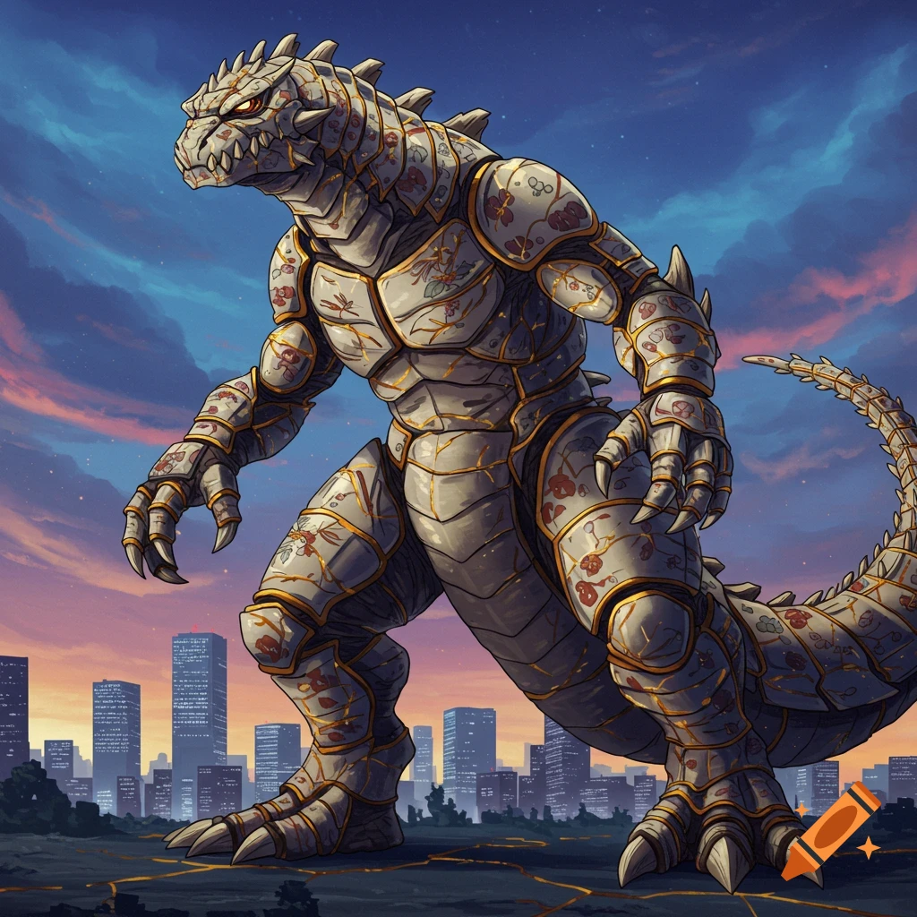 Kaiju images created on Craiyon