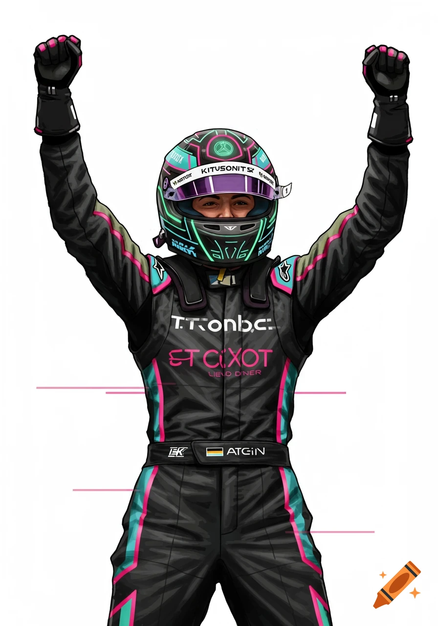 Racing images created on Craiyon