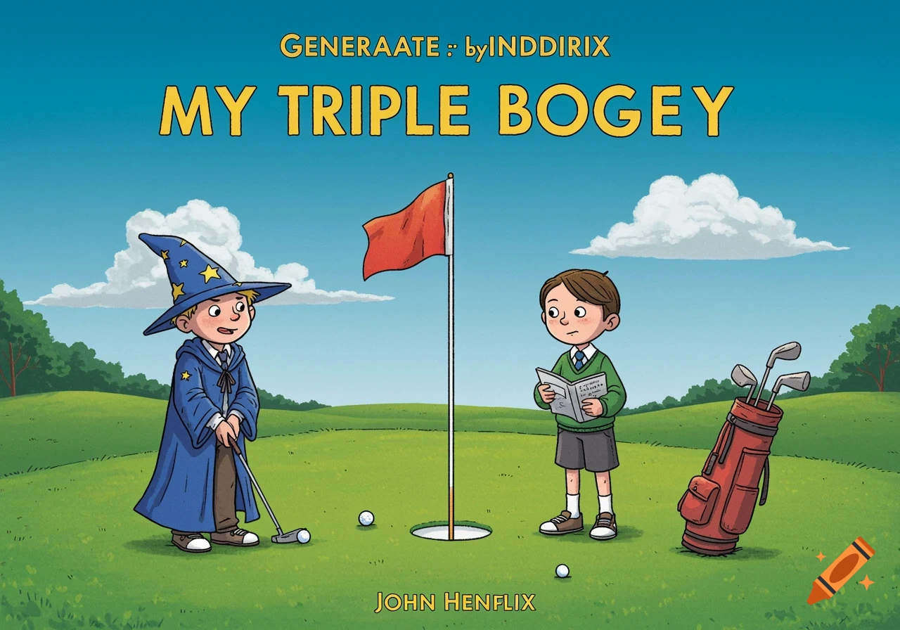 Golf images created on Craiyon