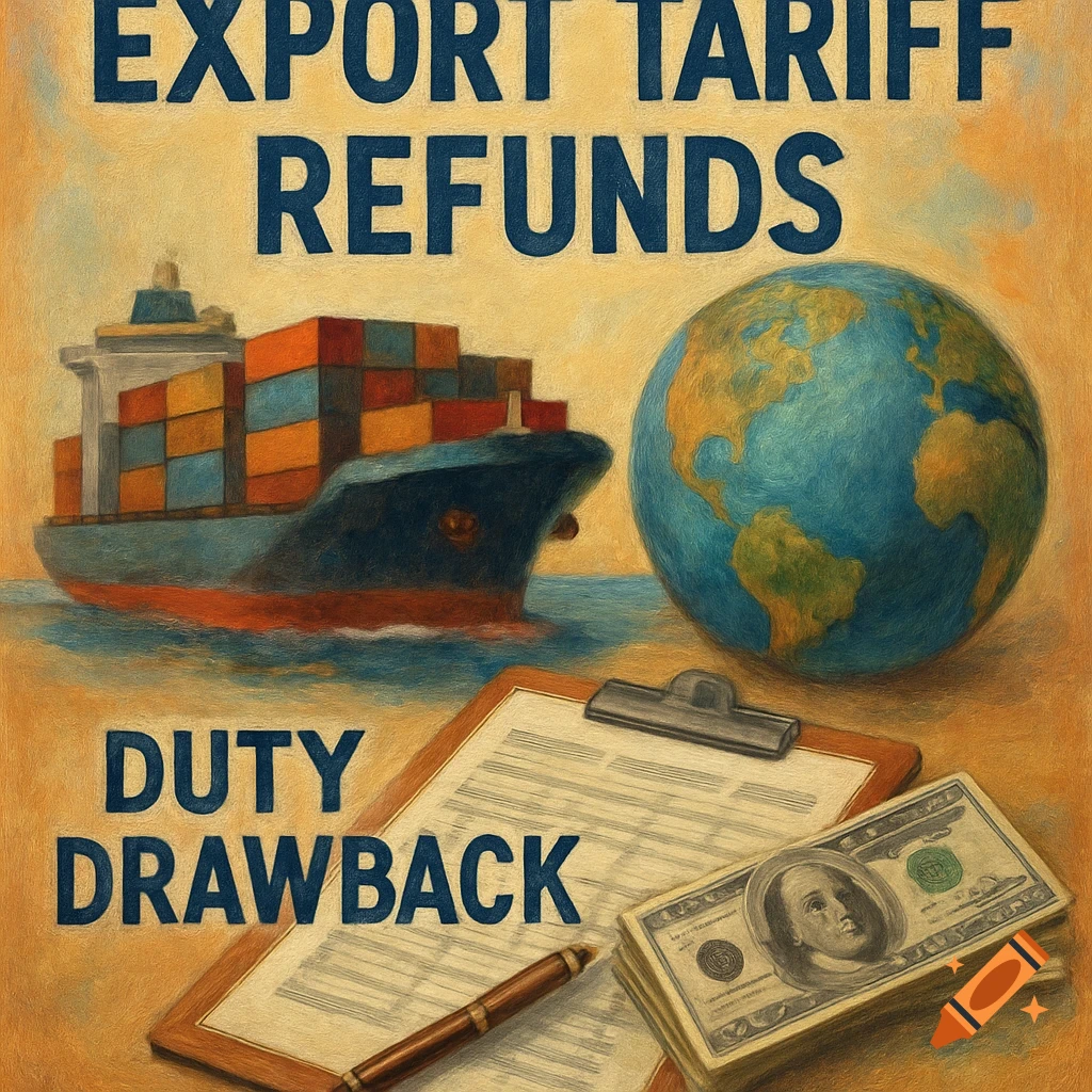 An oil painting style image depicting a cargo ship, a globe, a ...