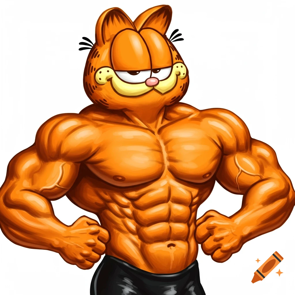 Bodybuilding images created on Craiyon