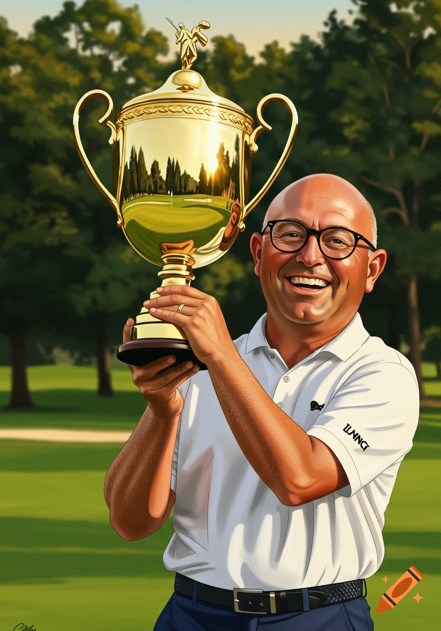 Golf images created on Craiyon