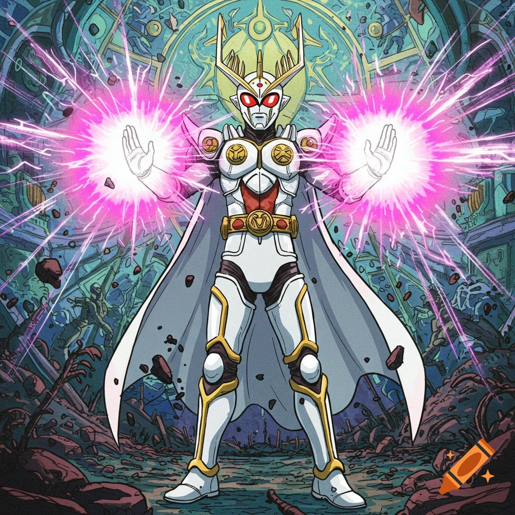 Tokusatsu images created on Craiyon