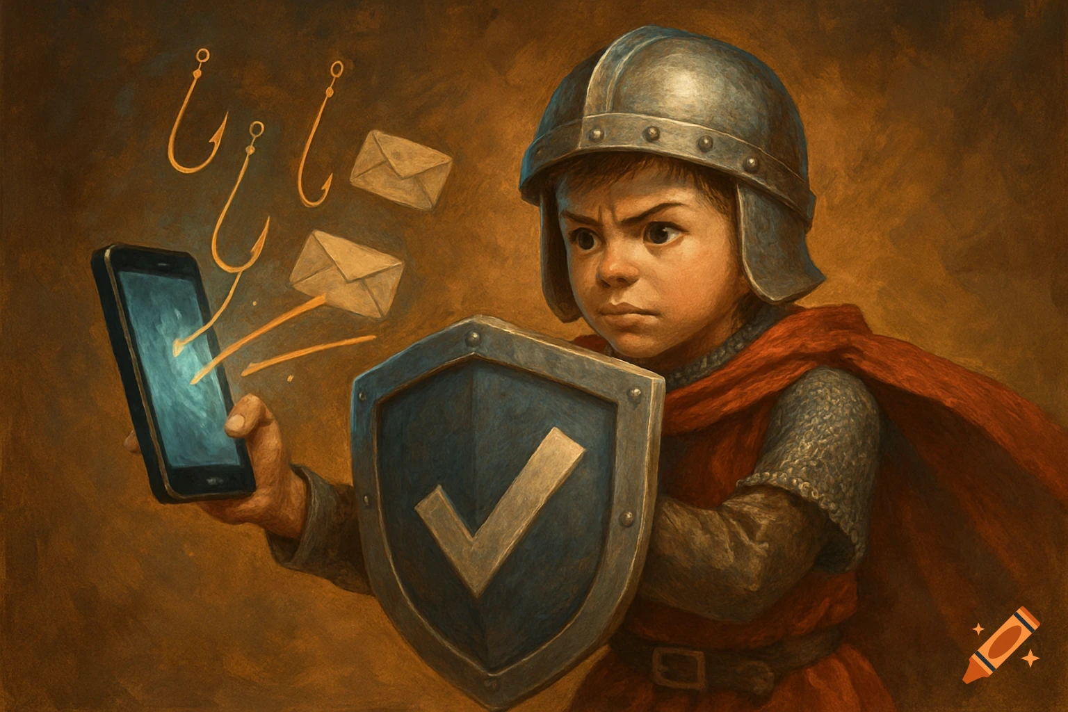 Cybersecurity images created on Craiyon