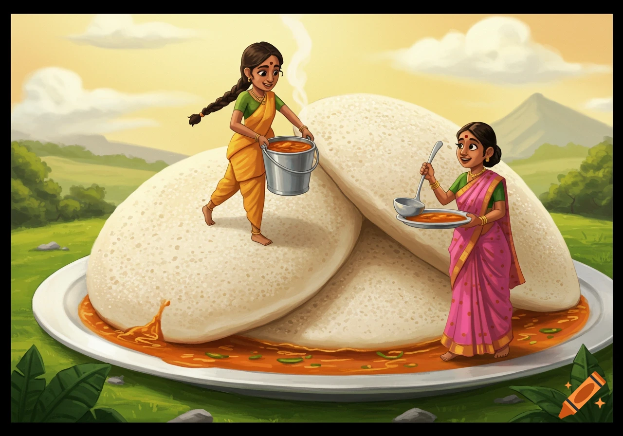 Indian Food images created on Craiyon