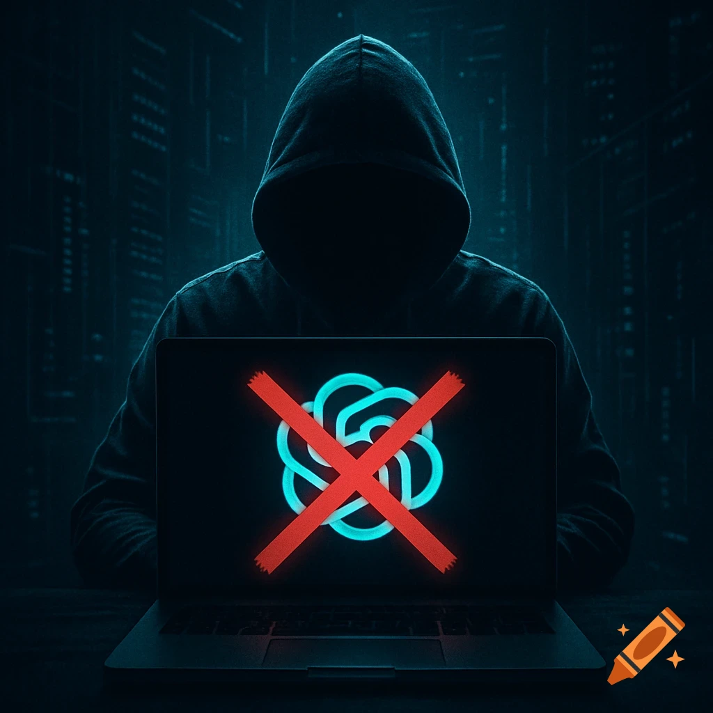 Cybersecurity images created on Craiyon