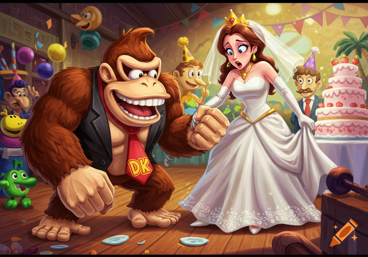 Donkey Kong Wedding