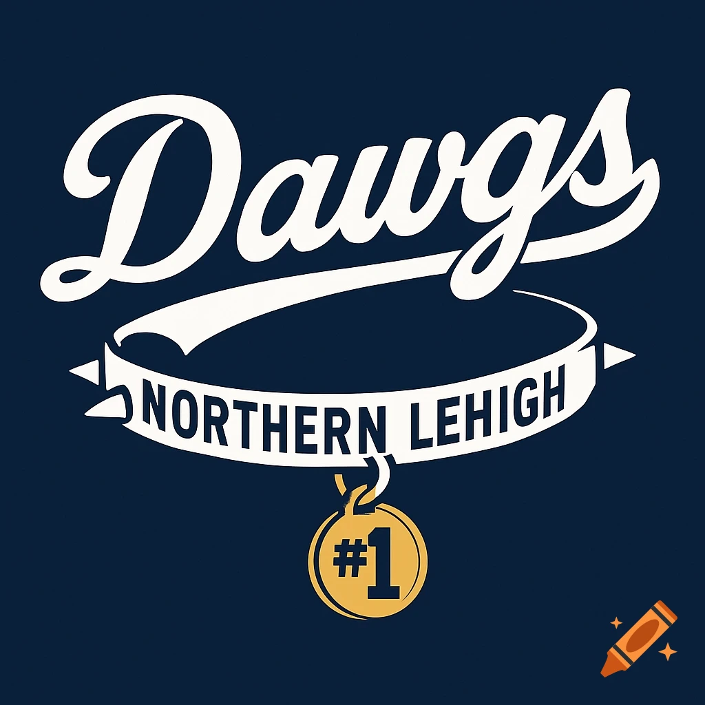 Vintage-style navy and white logo with 'Dawgs' in script, 'NORTHERN ...