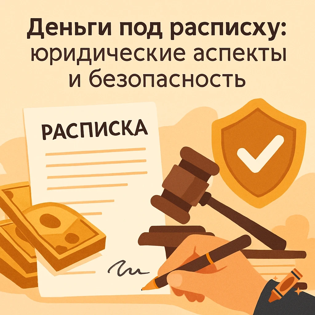 Illustration of a hand signing a receipt next to money, a gavel, and a ...