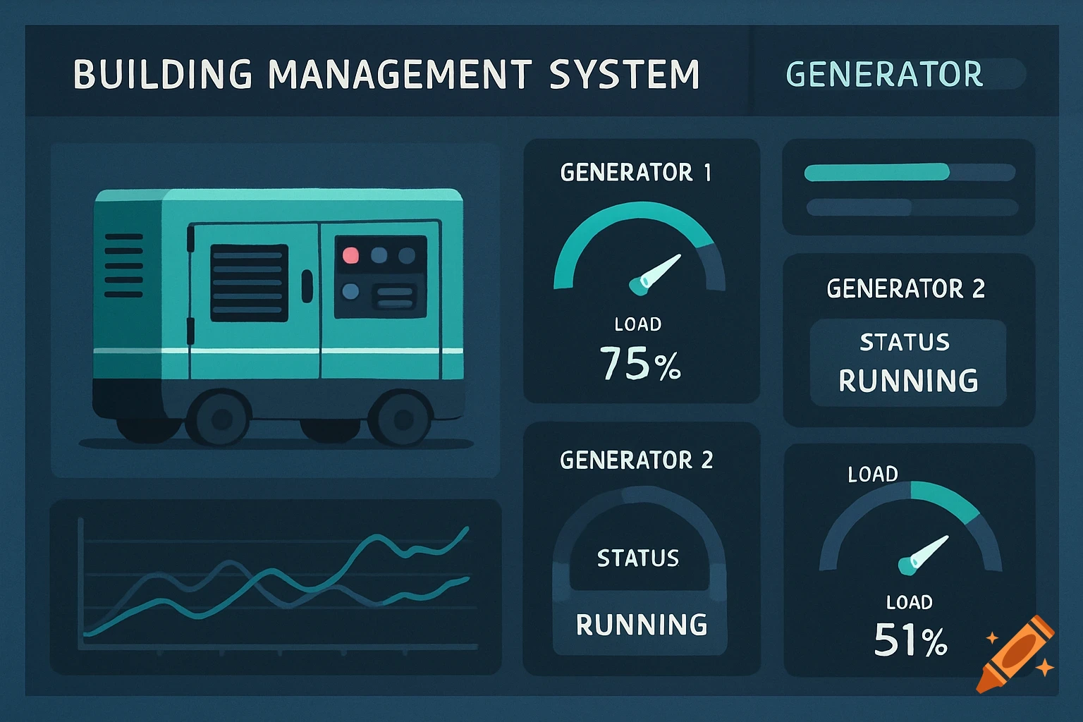 Dashboard images created on Craiyon