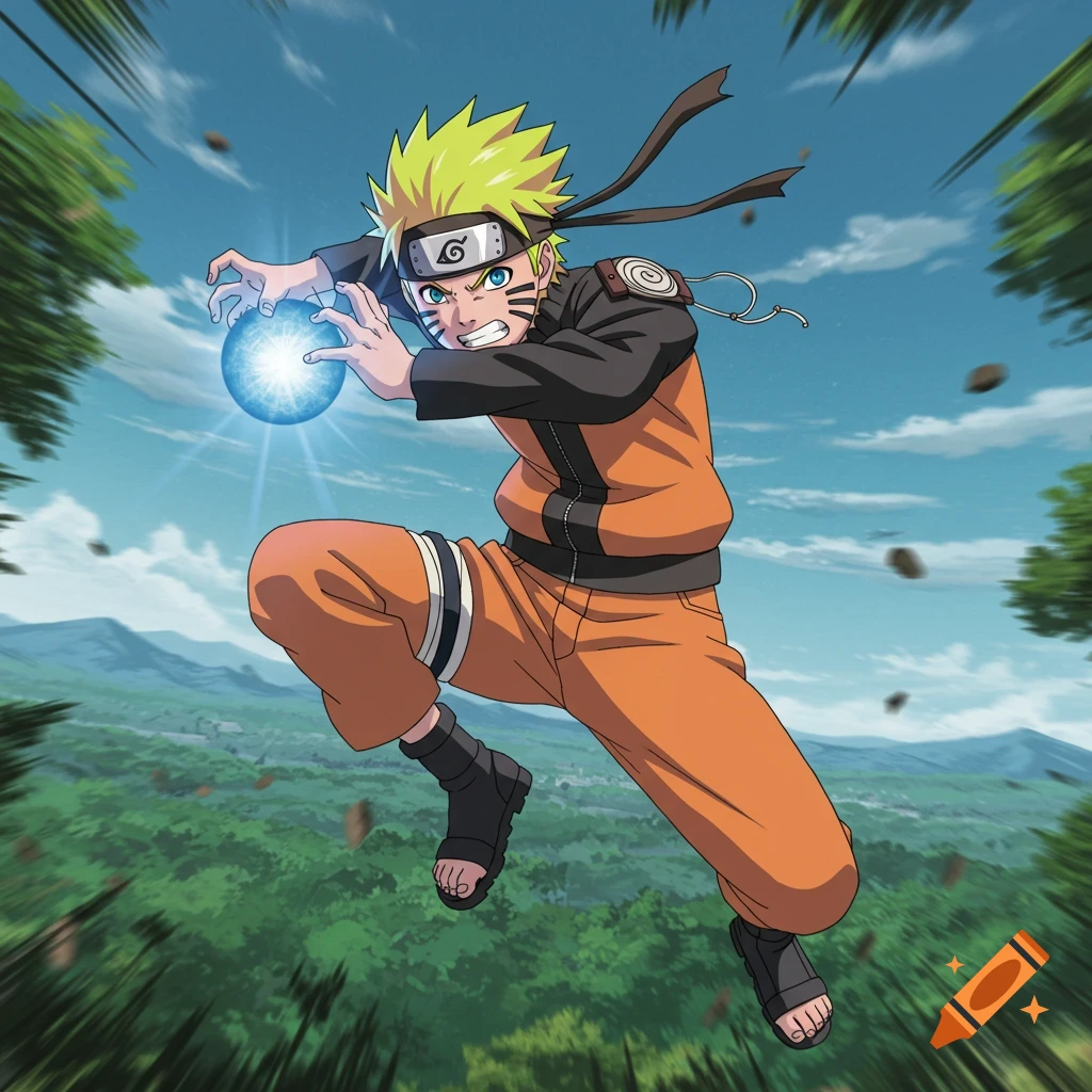 Naruto images created on Craiyon