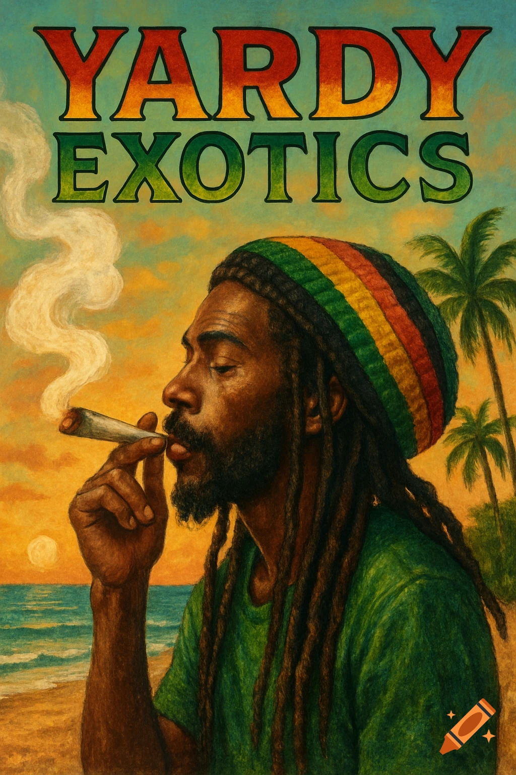 Smoking images created on Craiyon