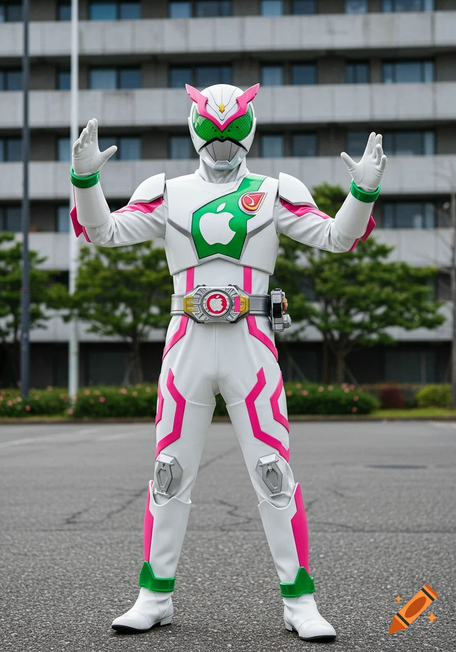 A photorealistic full-body shot of a sleek white futuristic smartphone ...