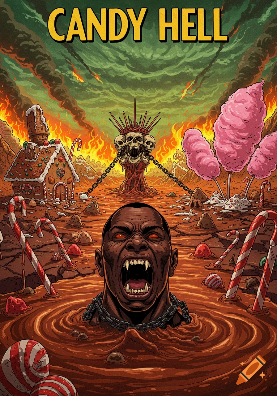 A vibrant comic book style illustration of a furious man rising from ...