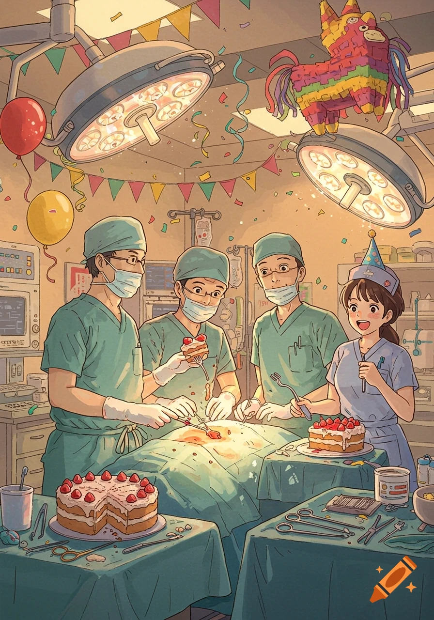 Veterinarian+cartoon created on Craiyon