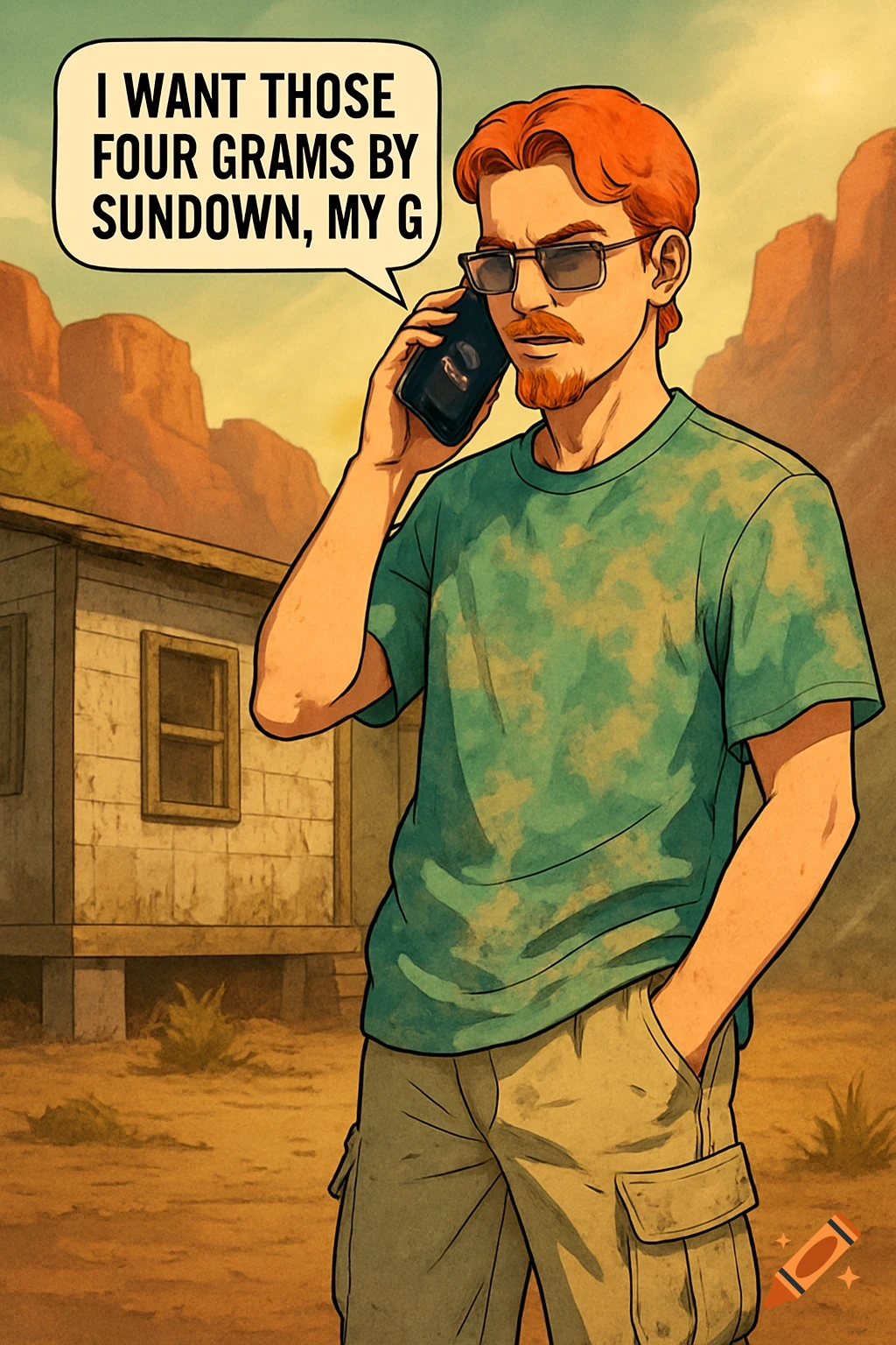 A two-panel comic strip. In the left panel, two Black men discuss ...