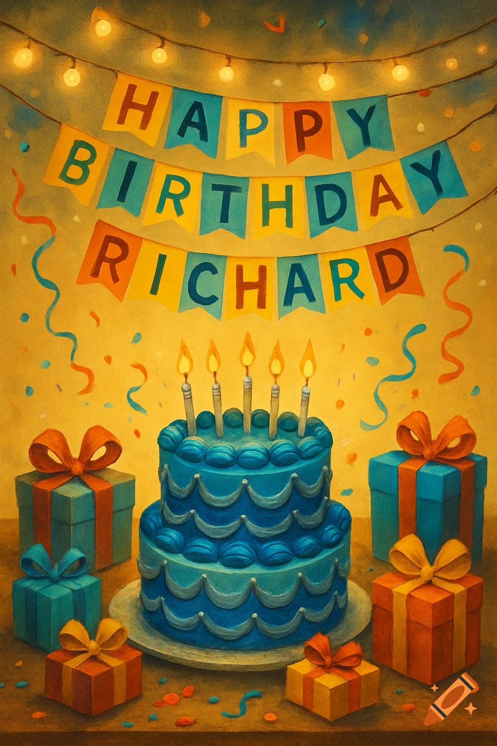 Cake images created on Craiyon