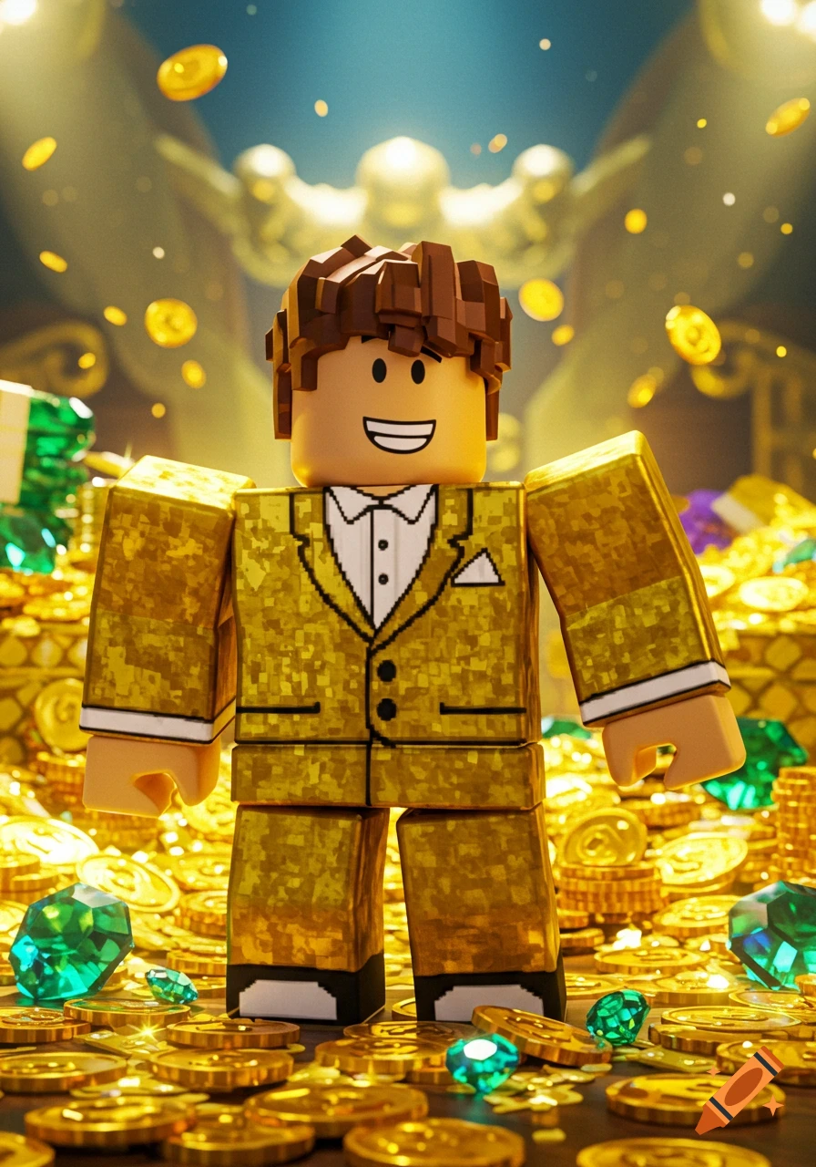 Roblox created on Craiyon