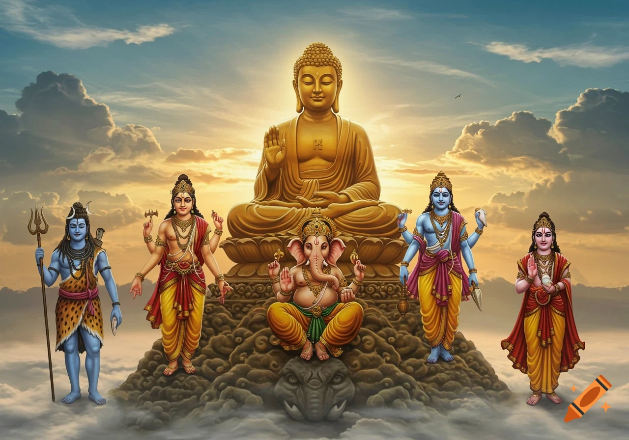 Illustration of Lord Ram, Sita, Lakshman, and Hanuman in Ramayana ...