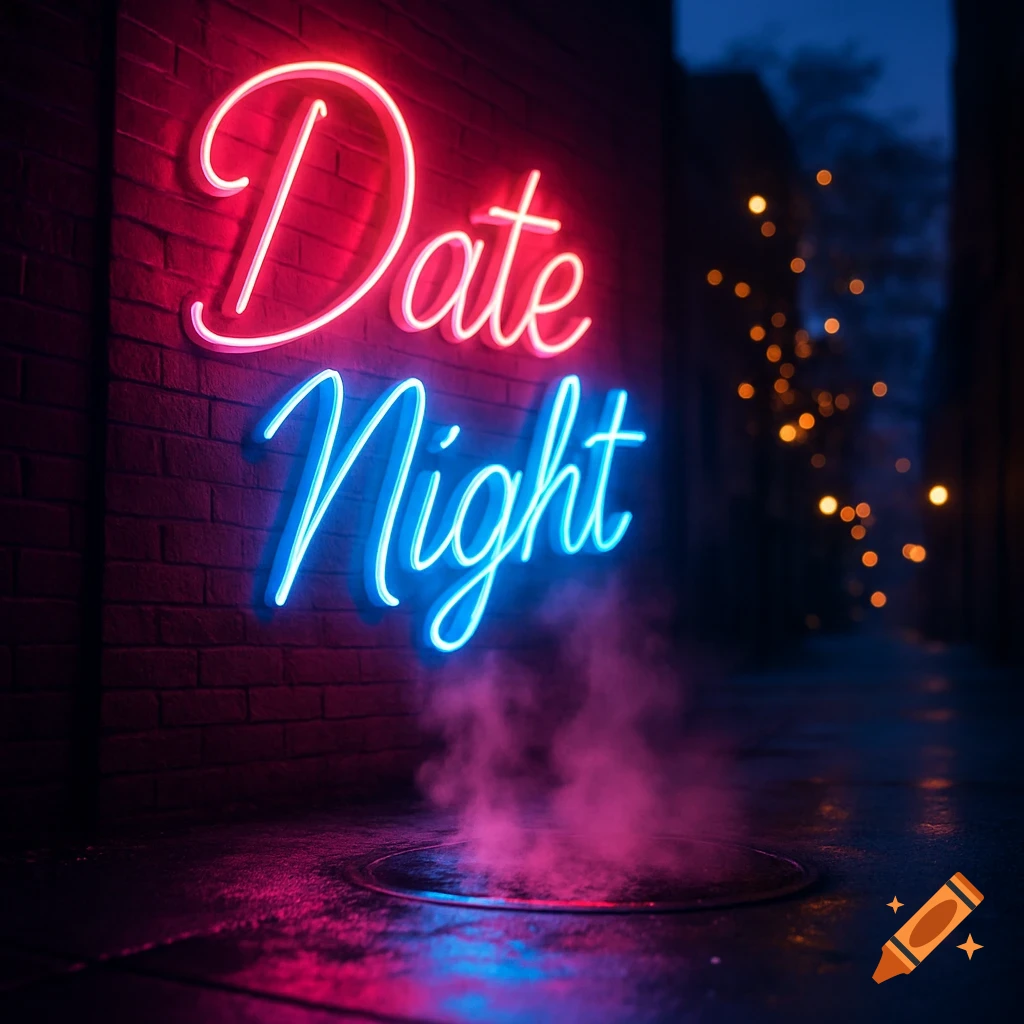 A vibrant neon sign for "The Monkey Bar" featuring pink and blue neon ...