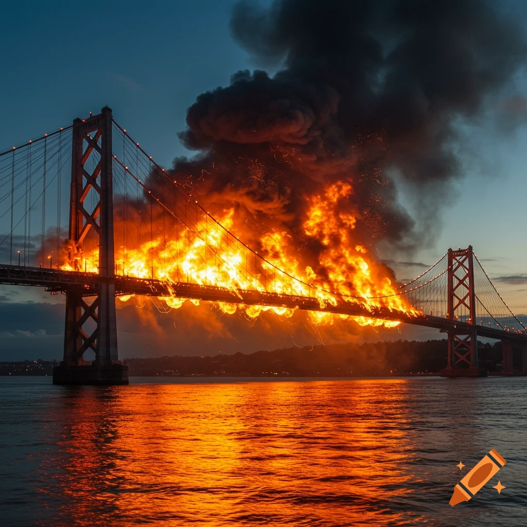 Fire images created on Craiyon