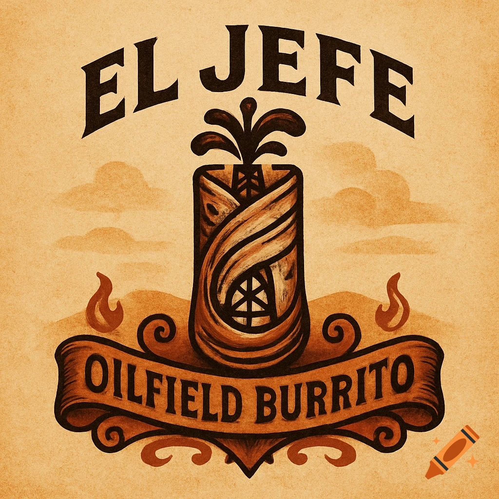 A logo for 'The Fried Okie' featuring a stylized golden okra pod and ...