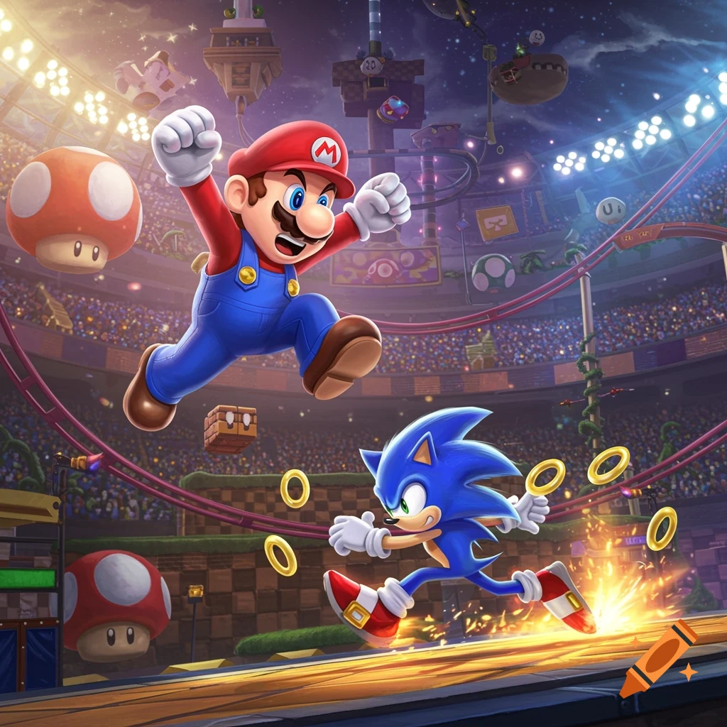 Mario Kart created on Craiyon