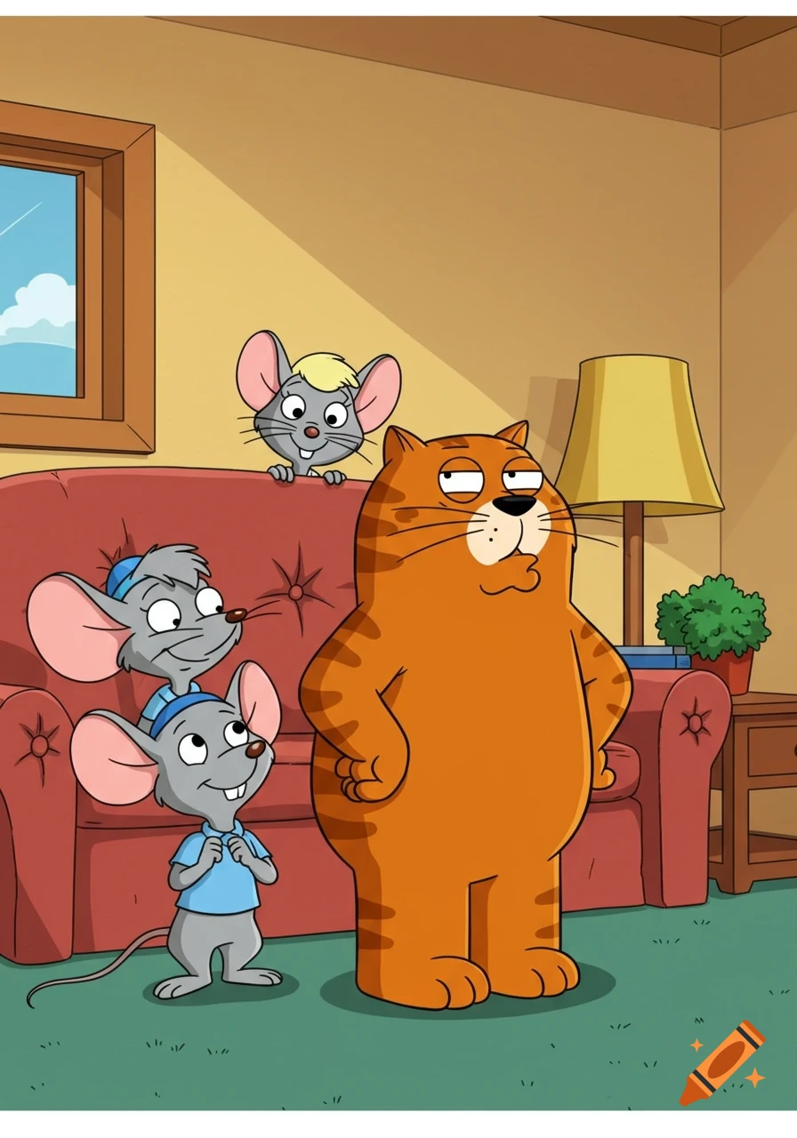 Cartoon furry versions of Marge Simpson as a fox and Homer Simpson as a ...