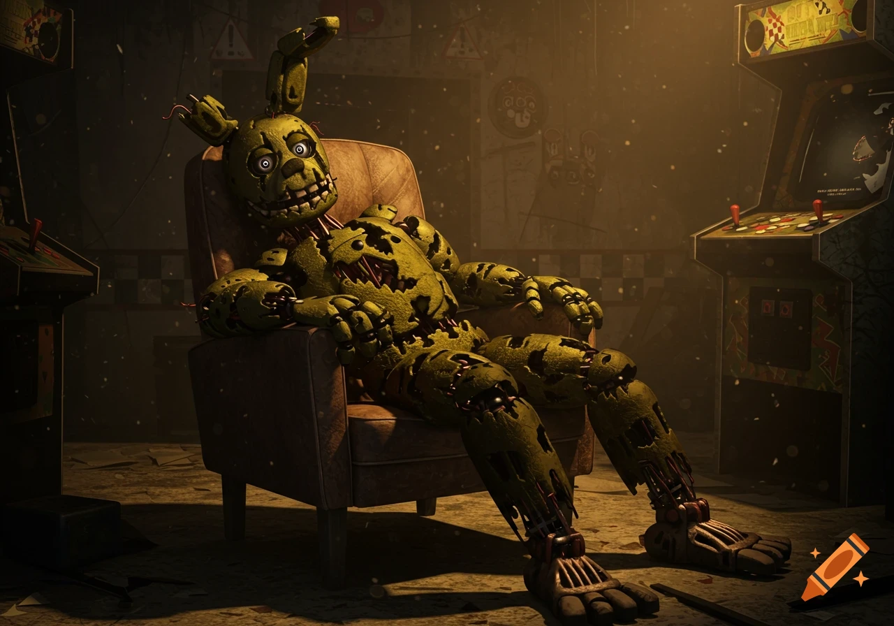 Pixel+art+springtrap created on Craiyon