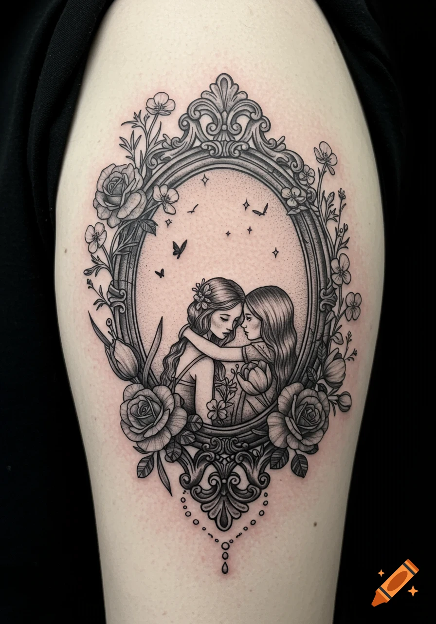 A delicate fine line tattoo on an arm depicts a whimsical plague doctor ...