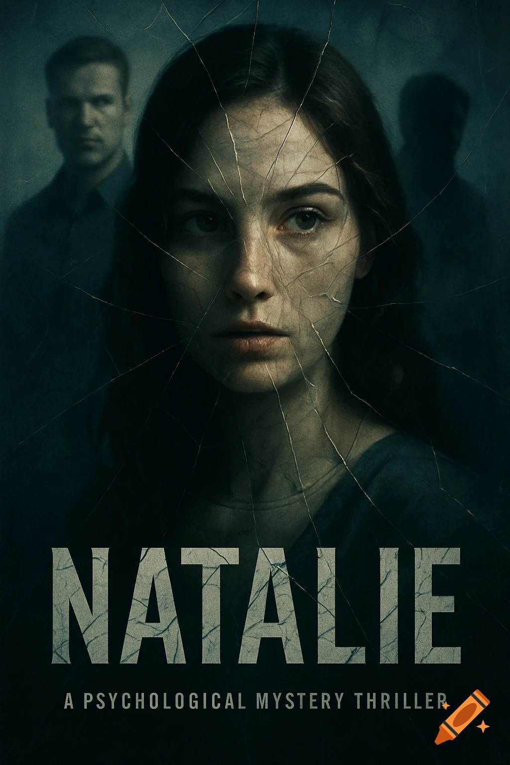 Dark poster with a silhouetted man, hands glowing with magical ...