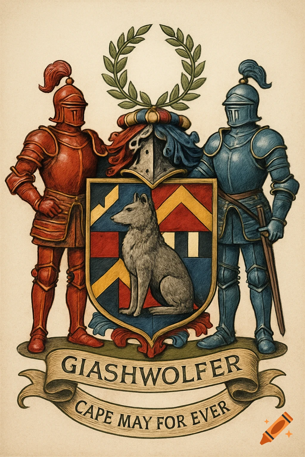 A vintage-style marmalade label featuring a lion, unicorn, shield ...