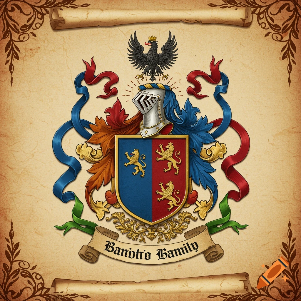 Coat of Arms images created on Craiyon