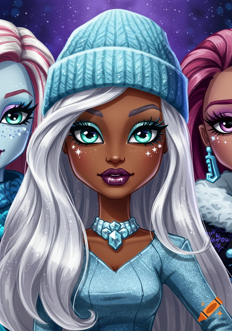 Monster High images created on Craiyon