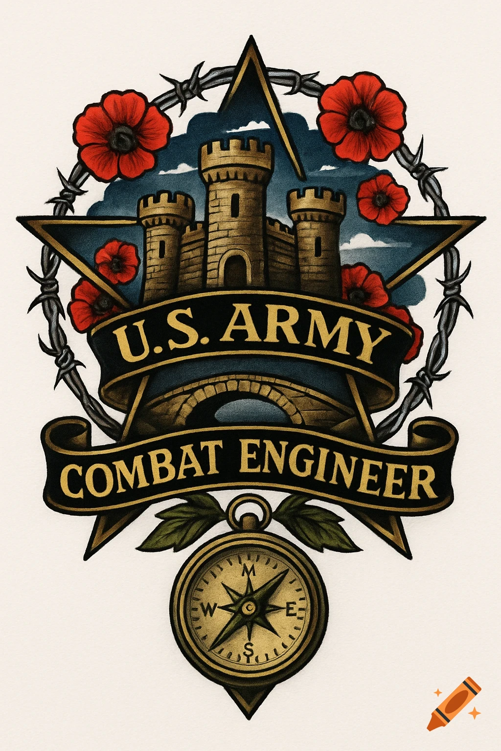 Military Gear created on Craiyon