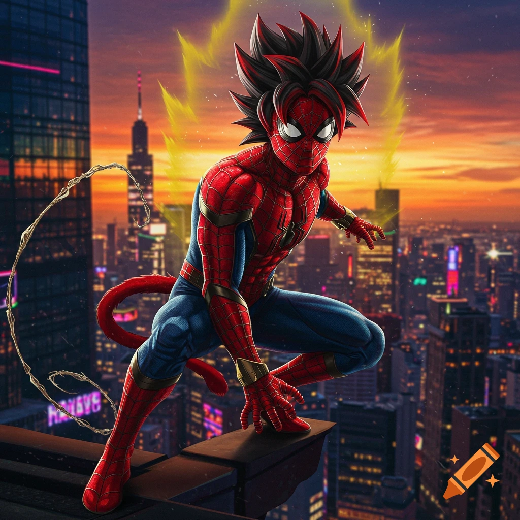 Super Saiyan Spiderman