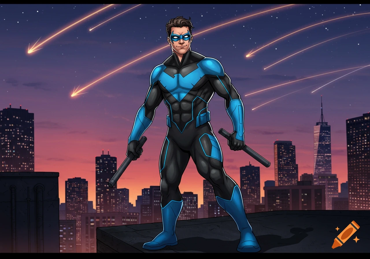 Robin+teen+titans created on Craiyon