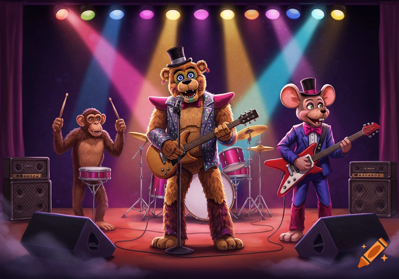 Fnaf Style created on Craiyon