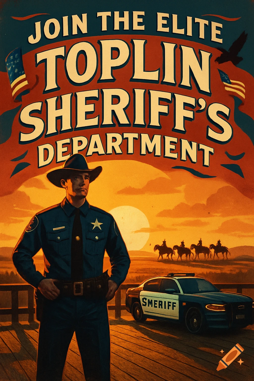 Vintage Wild West style poster advertising 'Lil Rector's Revolvers ...