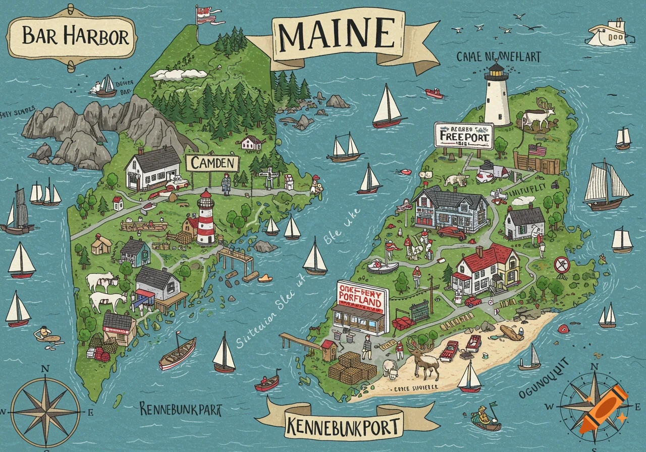 Mindmap+cartoon created on Craiyon