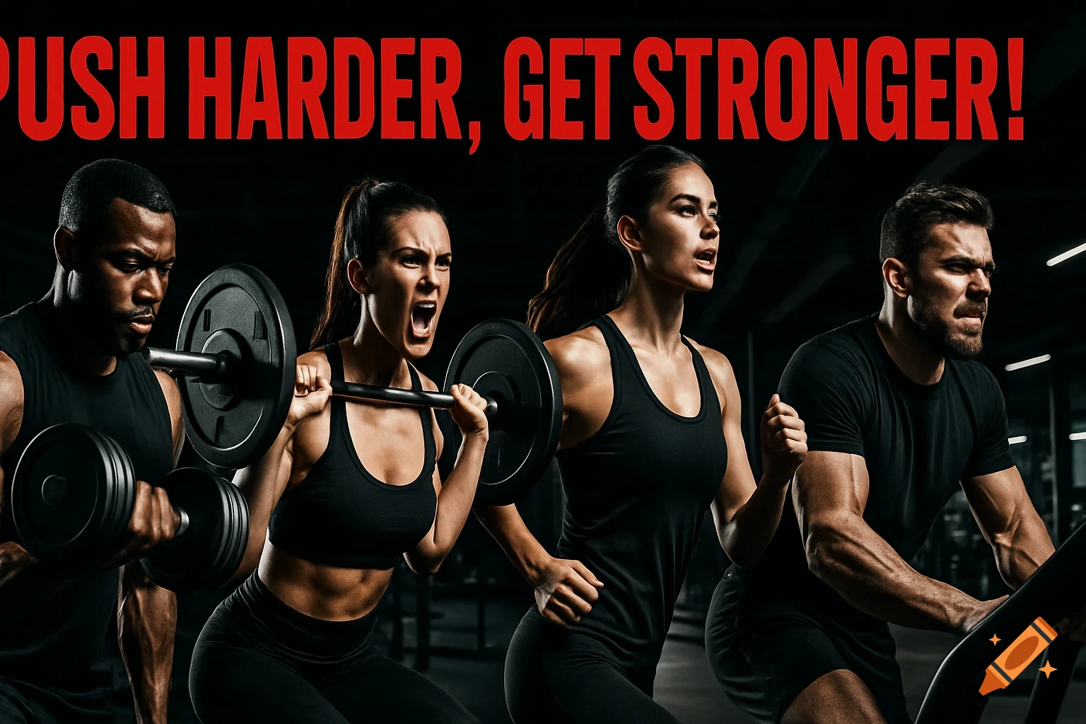 Bodybuilder created on Craiyon